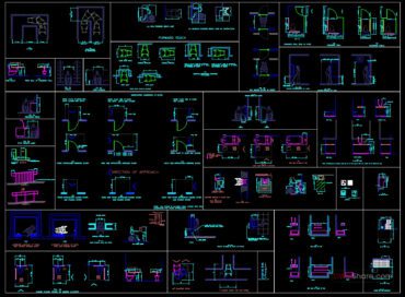 44.Design standards for disabled people free AutoCAD drawings
