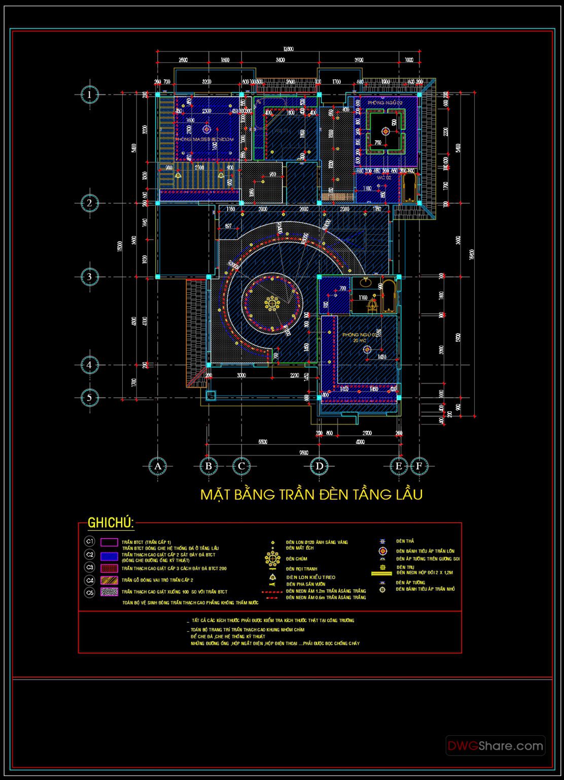 47.Free Autocad Ceiling Detail