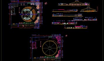 Museum Layout Plan 3 AutoCAD File DWG