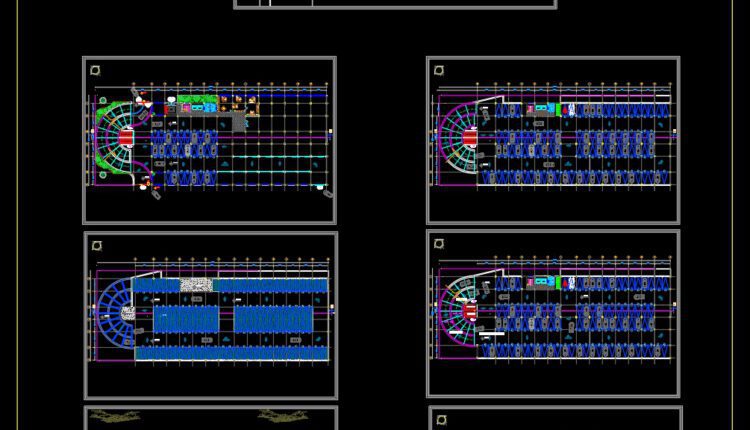 50.Multi Level Parking Cars Plan and Elevations CAD - Free Cad Blocks ...