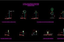 63.Road Sign AutoCAD Drawings Free DWG