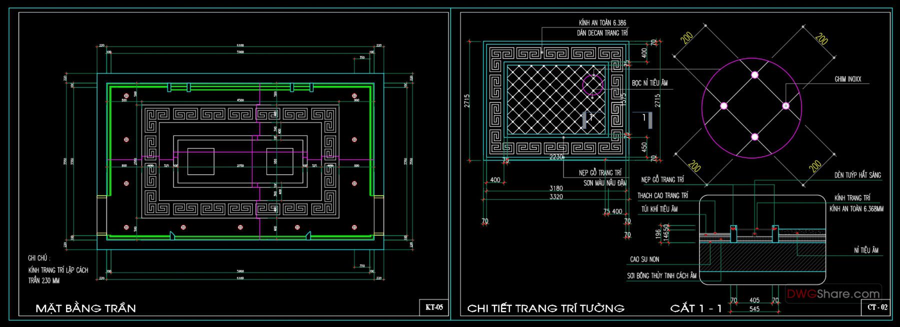 74.Ceiling Specifications Drawings Free Download