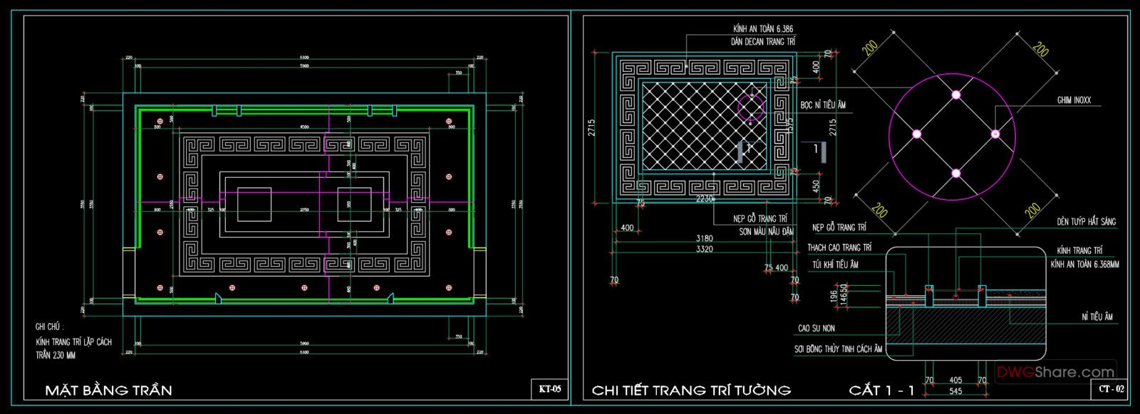 74.Ceiling Specifications Drawings Free Download