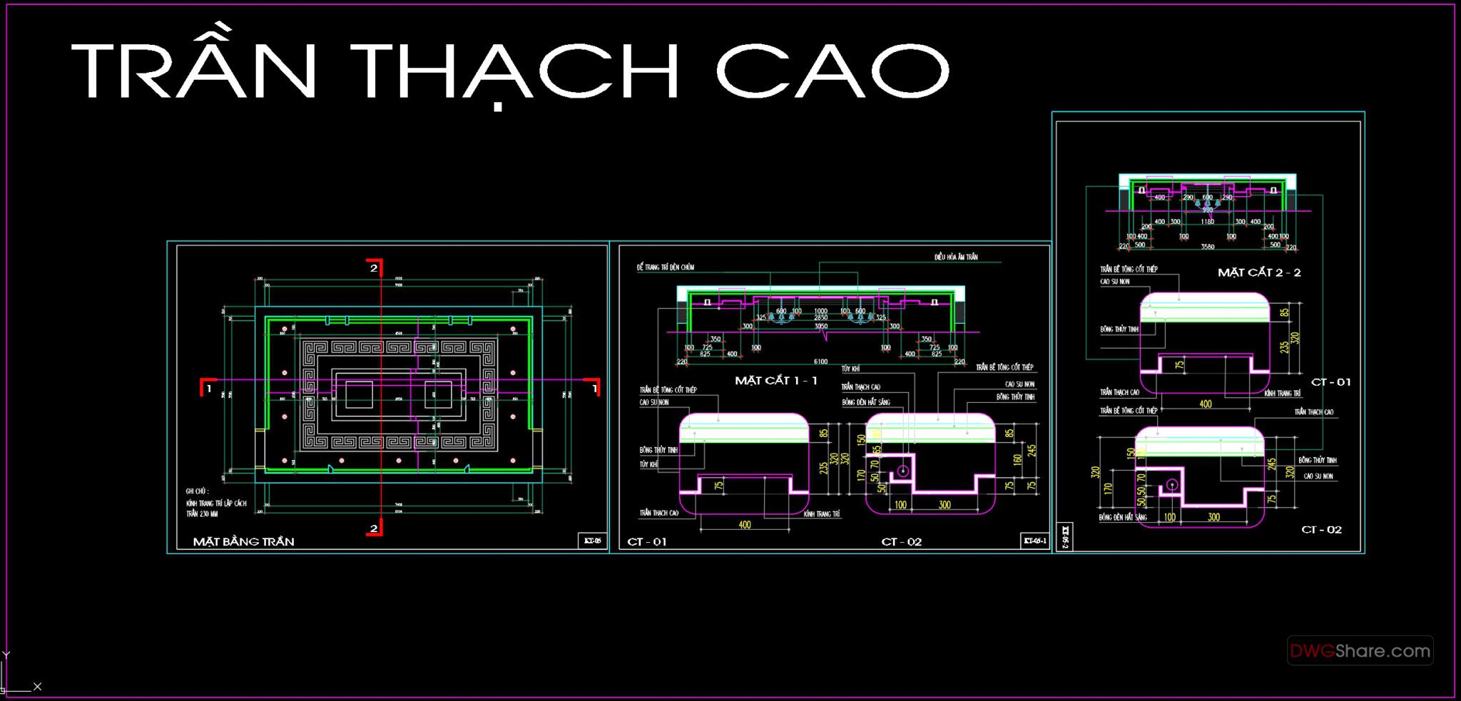 74.Ceiling Specifications Drawings Free Download