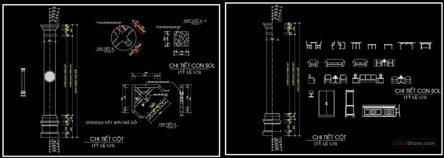 75.Architectural details Drawings Free Download