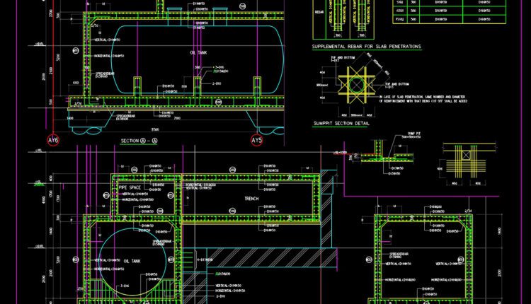 86.Oil Tank Reinforcement detail free drawing - Free Cad Blocks, download DWG models for ...