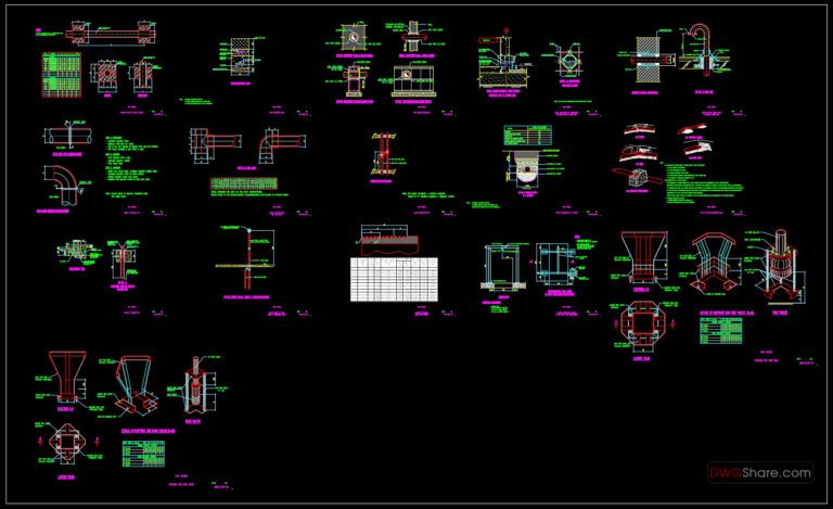 88.Piping, equipment, sanitary ware, sanitary drainage AutoCAD File DWG