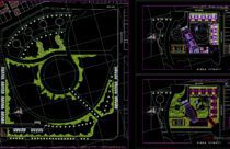 38.Autocad drawings of various types of bonsai trees