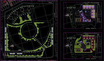 25.Cricket Stadium Drainage Layout Plan CAD