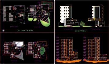 283. Free download the luxurious Italian Minotti sofa CAD block library