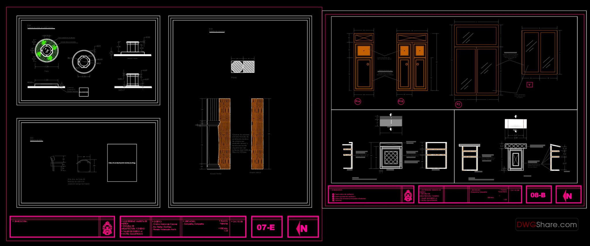 Hotel Furniture Blocks AutoCAD File DWG