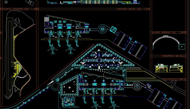 International Airport Projects Free DWG (1) - Free Cad Blocks, download ...