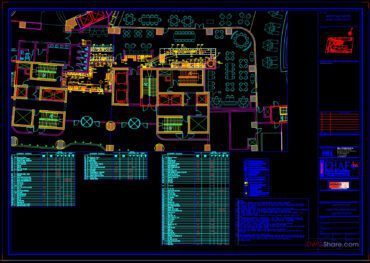 Lebanese Restaurant All Equipements Details AutoCAD File DWG