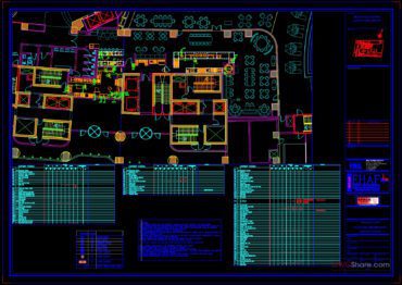 Lebanese Restaurant All Equipements Details AutoCAD File DWG