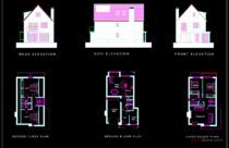 558. Free Download of Detailed CAD Drawings for Canopy Roof Wrapped