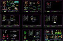 360. Free CAD Drawing Modern Console Table Design