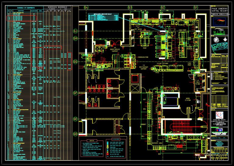 Restaurant Electrical Layout plans AutoCAD File DWG
