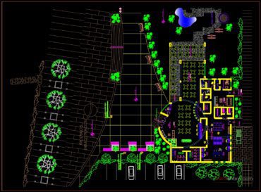 Restaurant Elevation and Outdoor Plans AutoCAD File DWG
