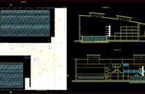 Swimming pool AutoCAD drawings