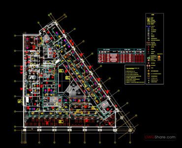 System of ventilation free AutoCAD drawings