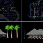 Tourist Resort Plan and Elevation AutoCAD File DWG - Free Cad Blocks ...