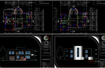 79.Autocad Drawings Of Pile Cap Layout and Sections Details For Download