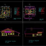 Wooden House 143 msq AutoCAD File Free Download - Free Cad Blocks ...