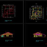 Wooden House 143 msq AutoCAD File Free Download - Free Cad Blocks ...