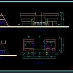 102.Fence Gate Plan and Elevation Details CAD drawing DWG (2) - Free ...