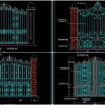 104.Gate design AutoCAD blocks free download - Free Cad Blocks ...
