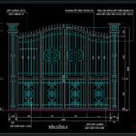 105.Gate design AutoCAD blocks free download - Free Cad Blocks ...