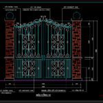 105.Gate design AutoCAD blocks free download - Free Cad Blocks ...