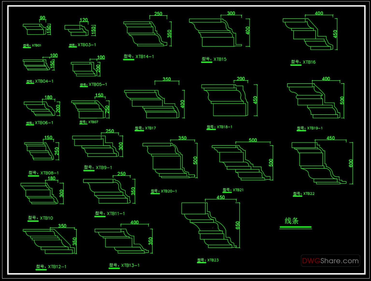 115.Neoclassical Style Decor CAD Design Elements