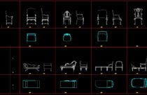 Conference Hall Layout Plan and Elevations AutoCAD File Free Download