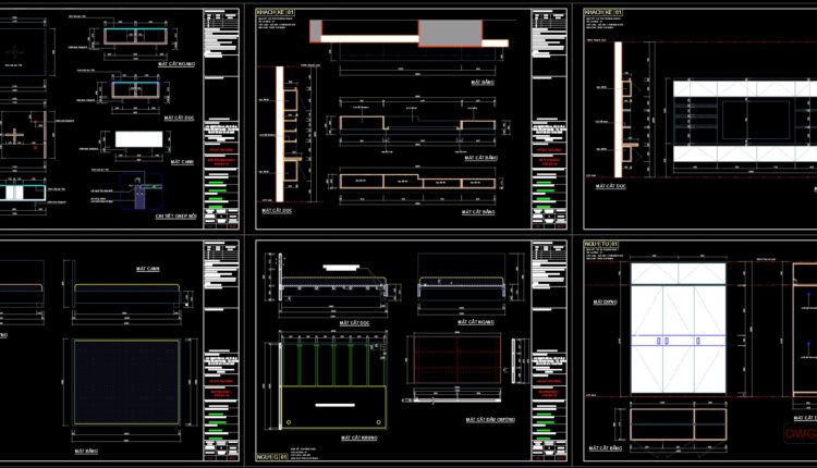 127.Interiors Details AutoCAD Drawings - Free Cad Blocks, download DWG models for architects ...