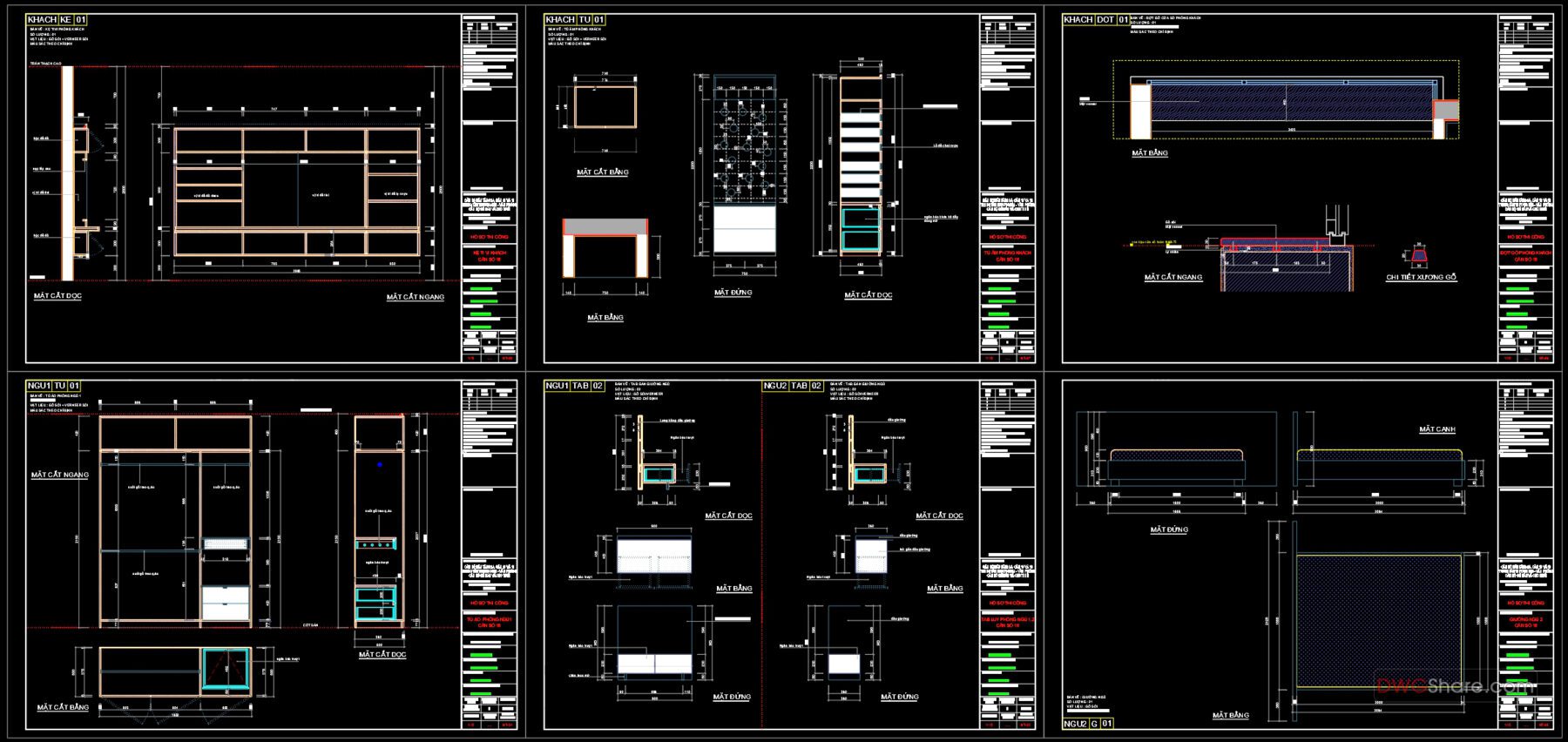 127.Interiors Details AutoCAD Drawings