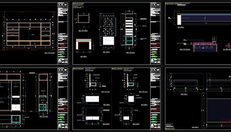 127.Interiors Details AutoCAD Drawings - Free Cad Blocks, download DWG models for architects ...