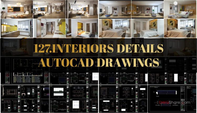 127.Interiors Details AutoCAD Drawings - Free Cad Blocks, download DWG ...
