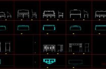 11.Printers AutoCAD blocks free download