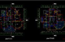 158.Outdoor furniture in Plan Cad Blocks free download