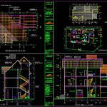 3 Levels House 8.5x16m AutoCAD File Free Download - Free Cad Blocks ...