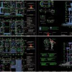 3 Levels House 8.5x20m AutoCAD File Free Download - Free Cad Blocks ...