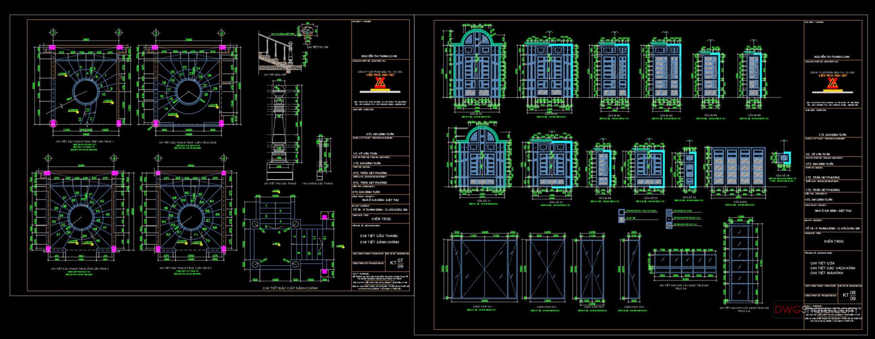 3 Levels House 8.5x20m AutoCAD File Free Download