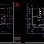 3 Levels House 9.8x17m AutoCAD File Free Download - Free Cad Blocks ...