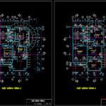 3 Levels Villa 9x16m AutoCAD File Free Download - Free Cad Blocks ...