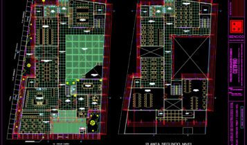 Free Drawing in Autocad: Cultural Center CAD Blocks for format DWG