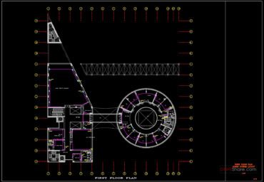 36.Electrical Power Plan Layout CAD