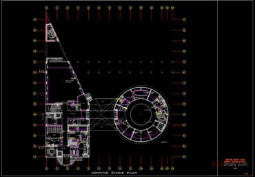 36.Electrical Power Plan Layout CAD