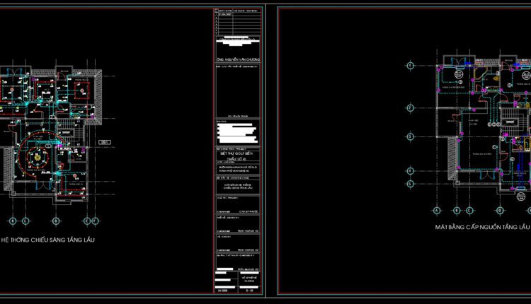 38.Village Electrical Scheme Details CAD - Free Cad Blocks, download ...
