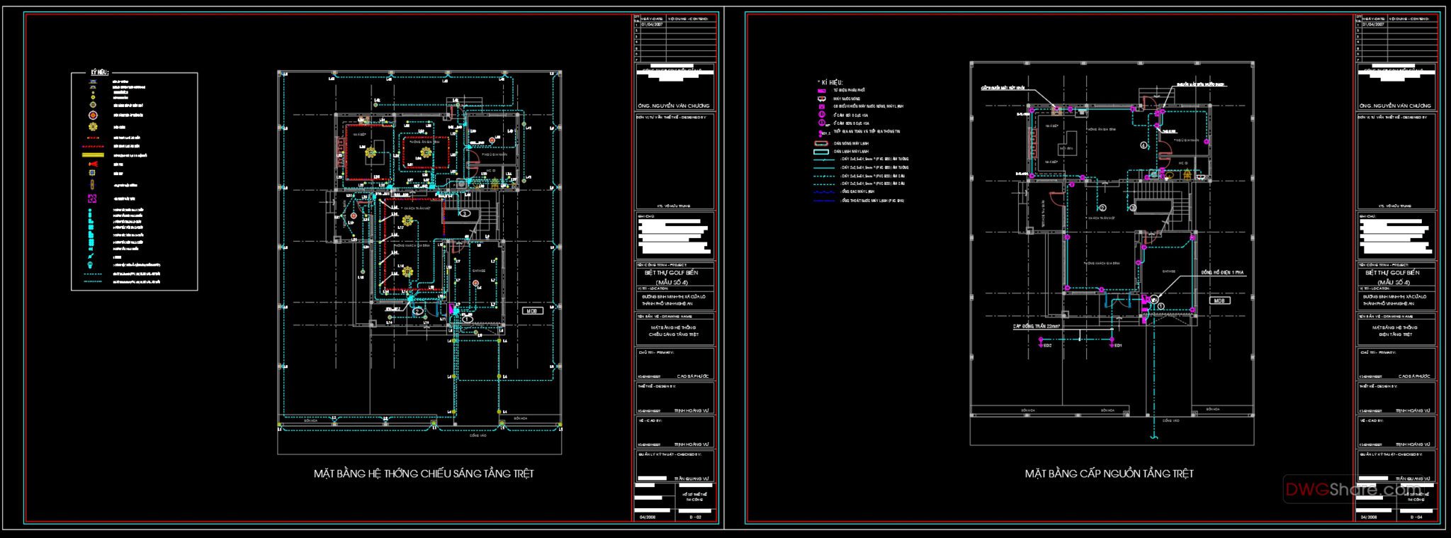 38.Village Electrical Scheme Details CAD
